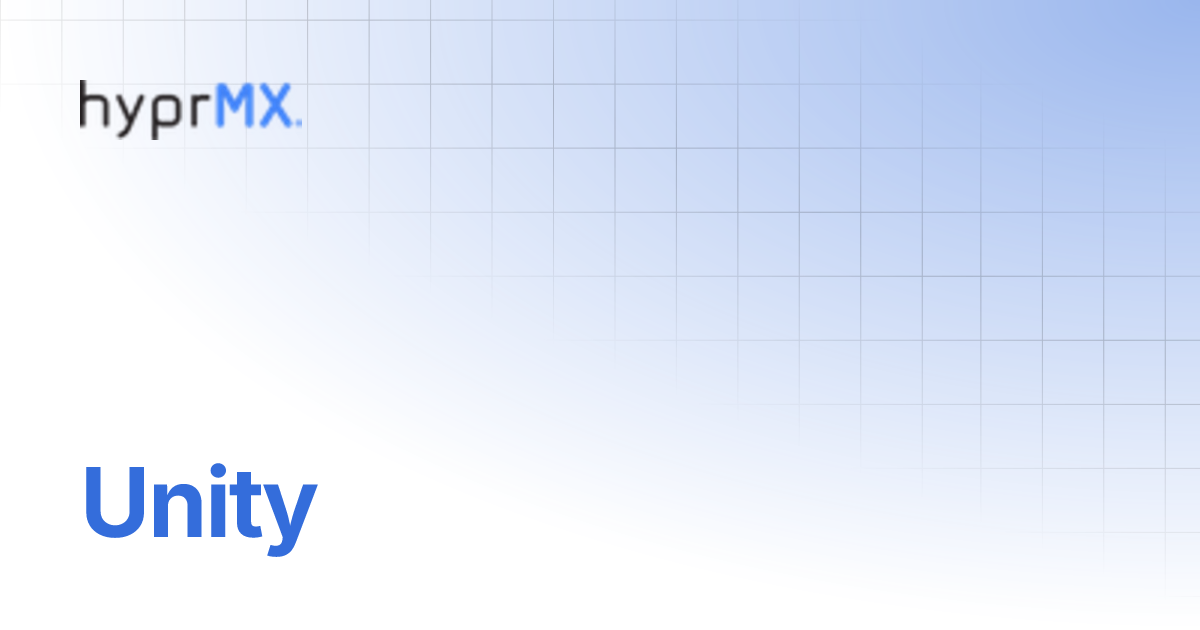 Unity | HyprMX SDK